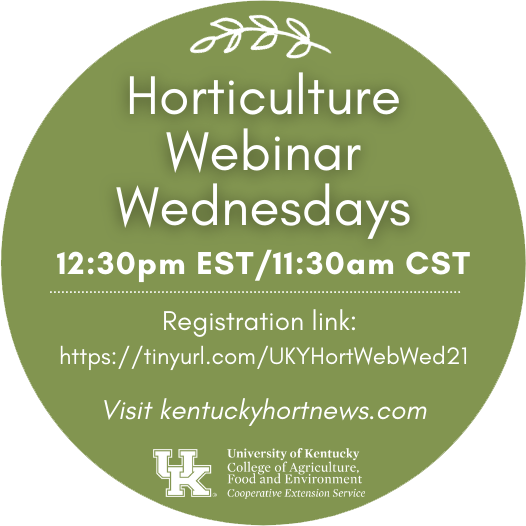 Horticulture Webinar Wednesdays | Kentucky Hort News